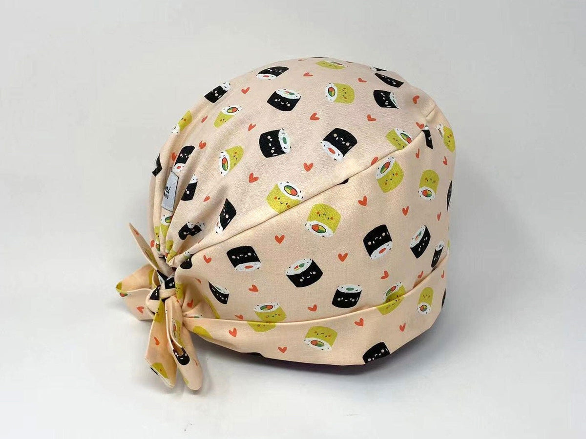 Sushi Love - Mimi Scrub Hats – MimiScrubHats